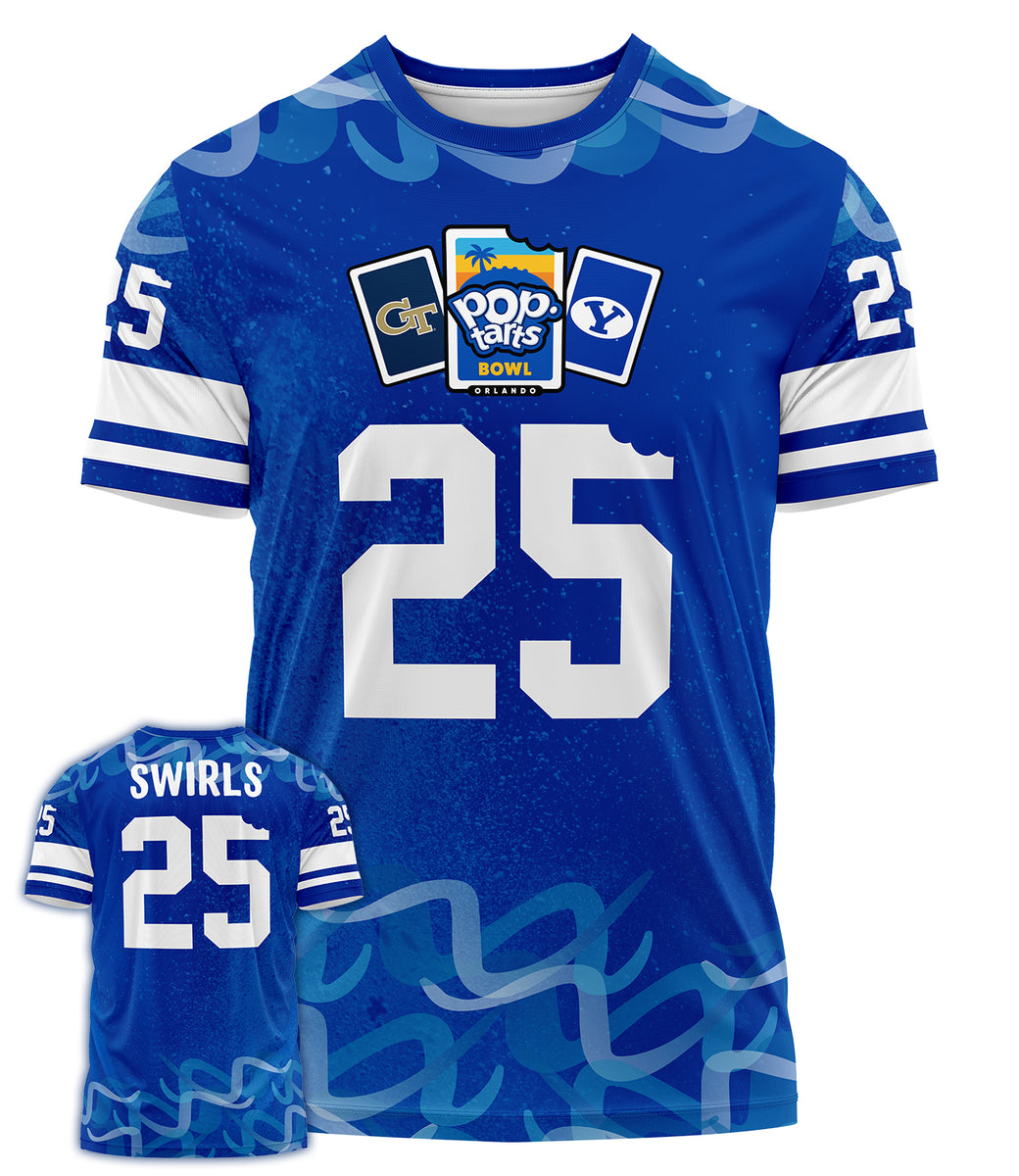 2025 POP TARTS Bowl Swirls Fan Jersey Tee – FCS Merchandise