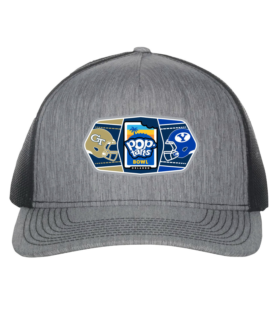 2025 POP TARTS Bowl 2-Team Patch Grey/Black Trucker Hat – FCS Merchandise